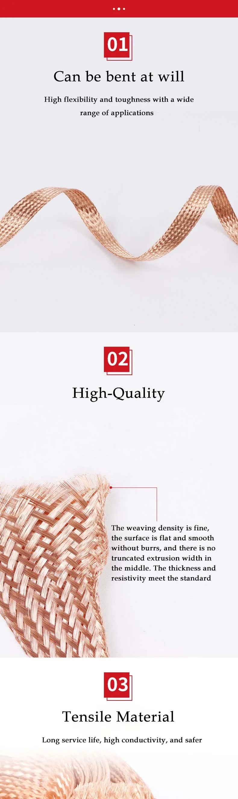Flexible Copper Strip Connection Price - BRI-CW-1