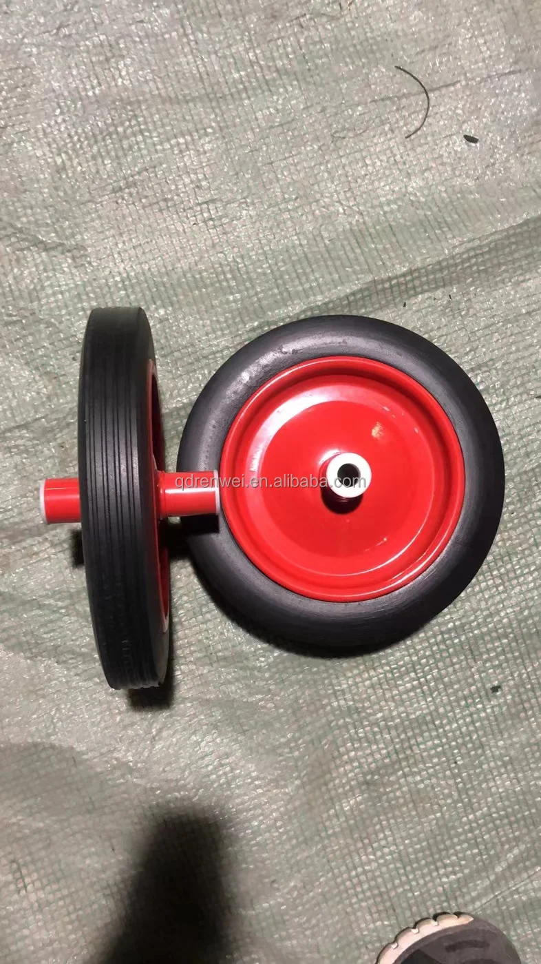 13x3 Inch Rubber Solid Wheel With Leng Hub Nylon Washer - Buy 13 Inch ...