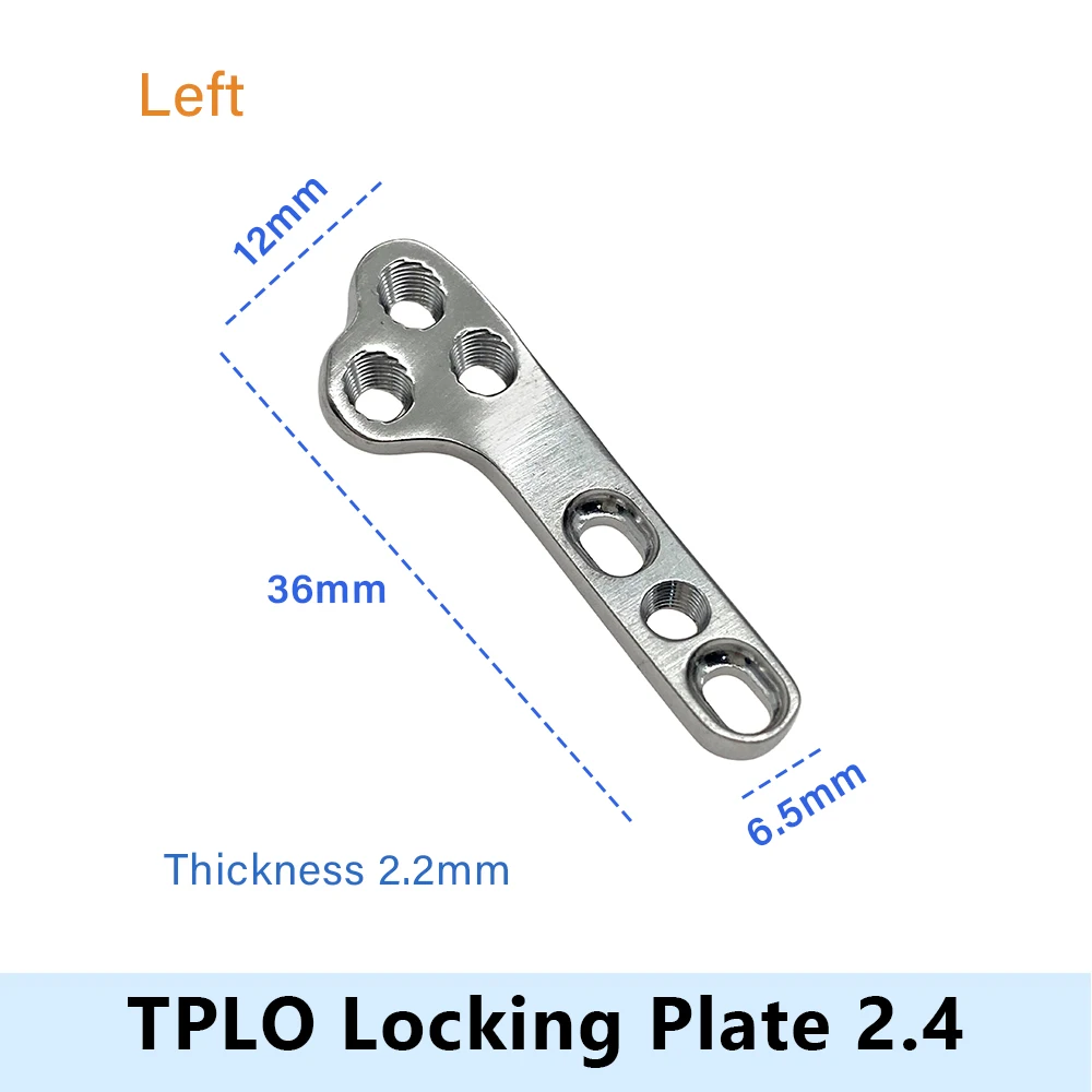 Stainless Steel TPLO Locking Plate 2.0 2.7 ALPS Veterinary Orthopedic ...