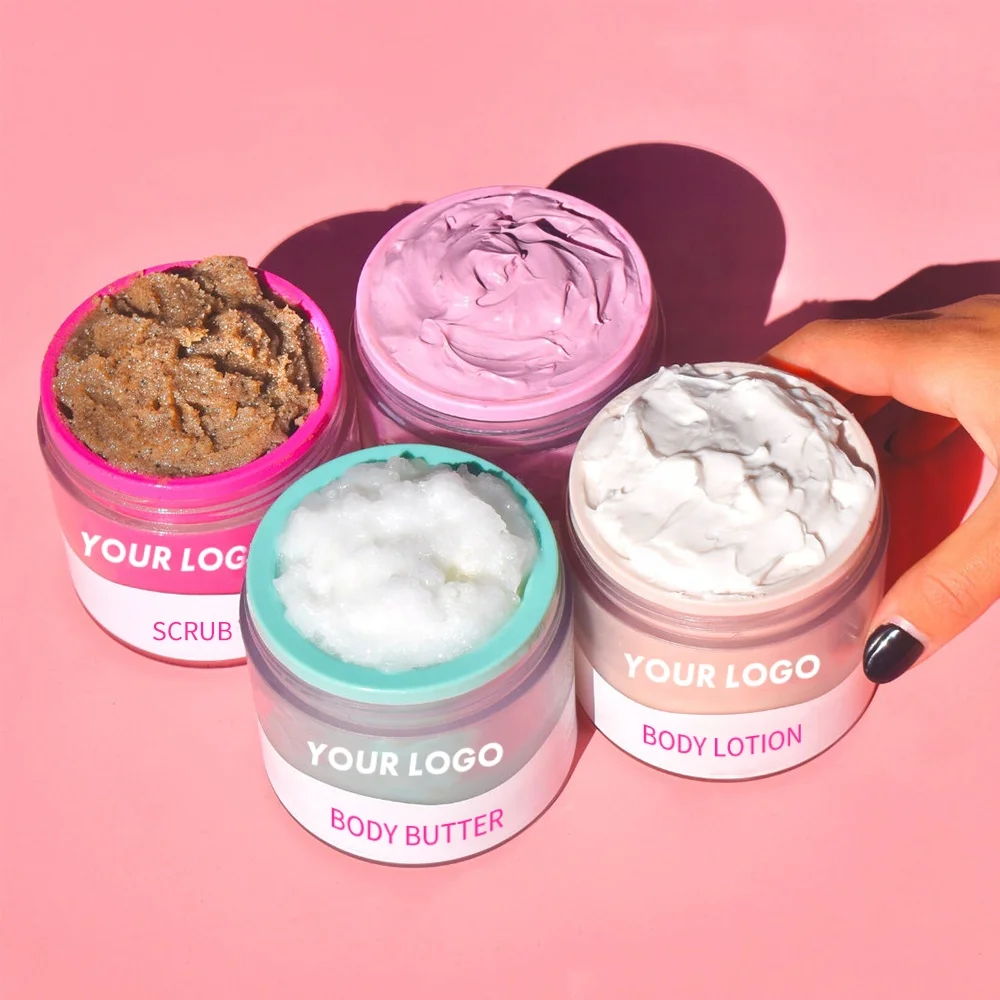 Bath Body Scrub Lotion Bath Salt Gift Set Moisturizer Body Cream Lotion ...