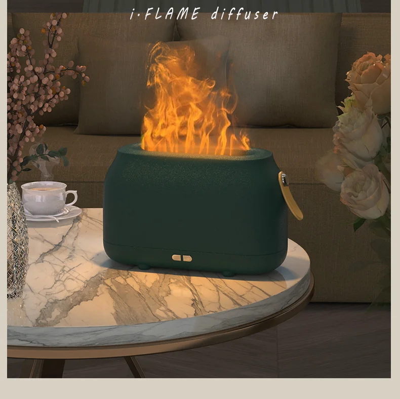 Factory Direct Sale Fire Flame Humidifier Aroma Diffuser Air Essential ...