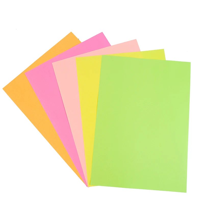 A4/b5 Factory Manufacturer Printing Custom Neon Fluorescent Coloured ...