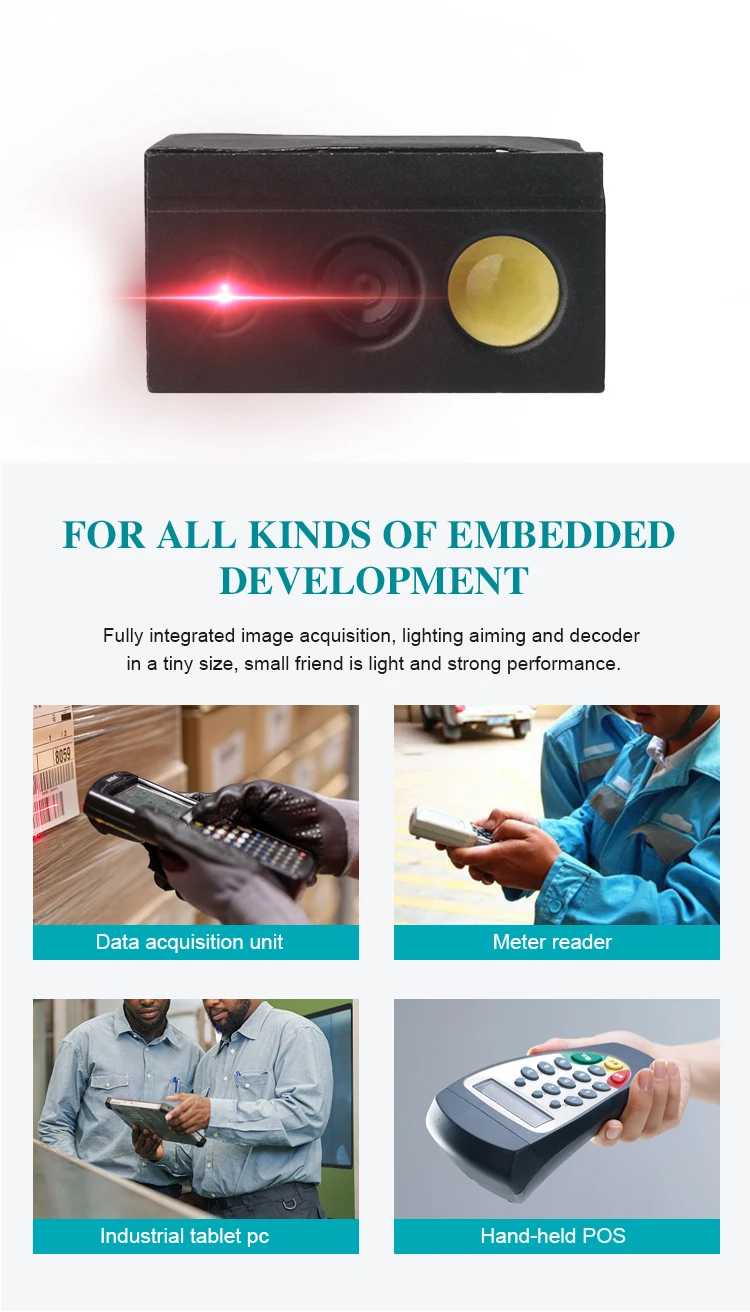 High-performance Embedded 2D Barcode Module - OCR Passport Scanner