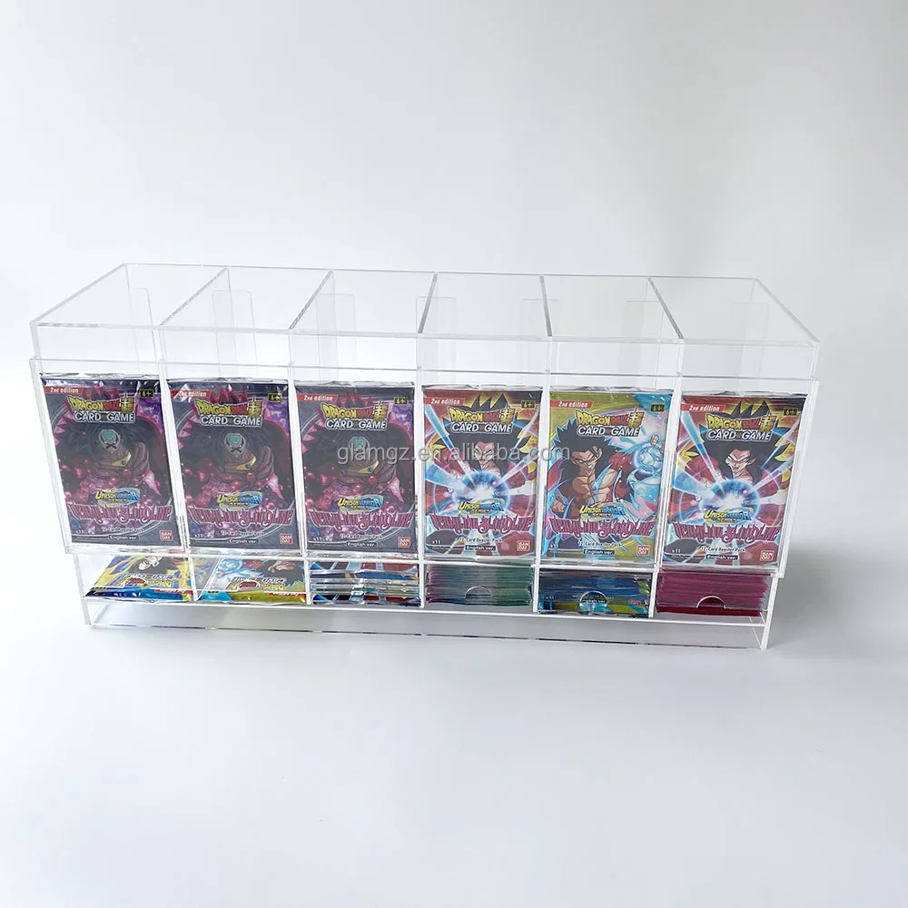 Acrylic Pokemon Booster Pack Display Stand - Durable & Eco-friendly