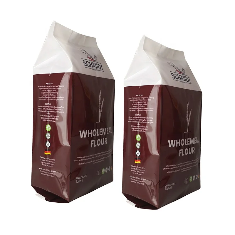 Transparent 1kg Stand up Pouch - Ideal for Flour Packaging