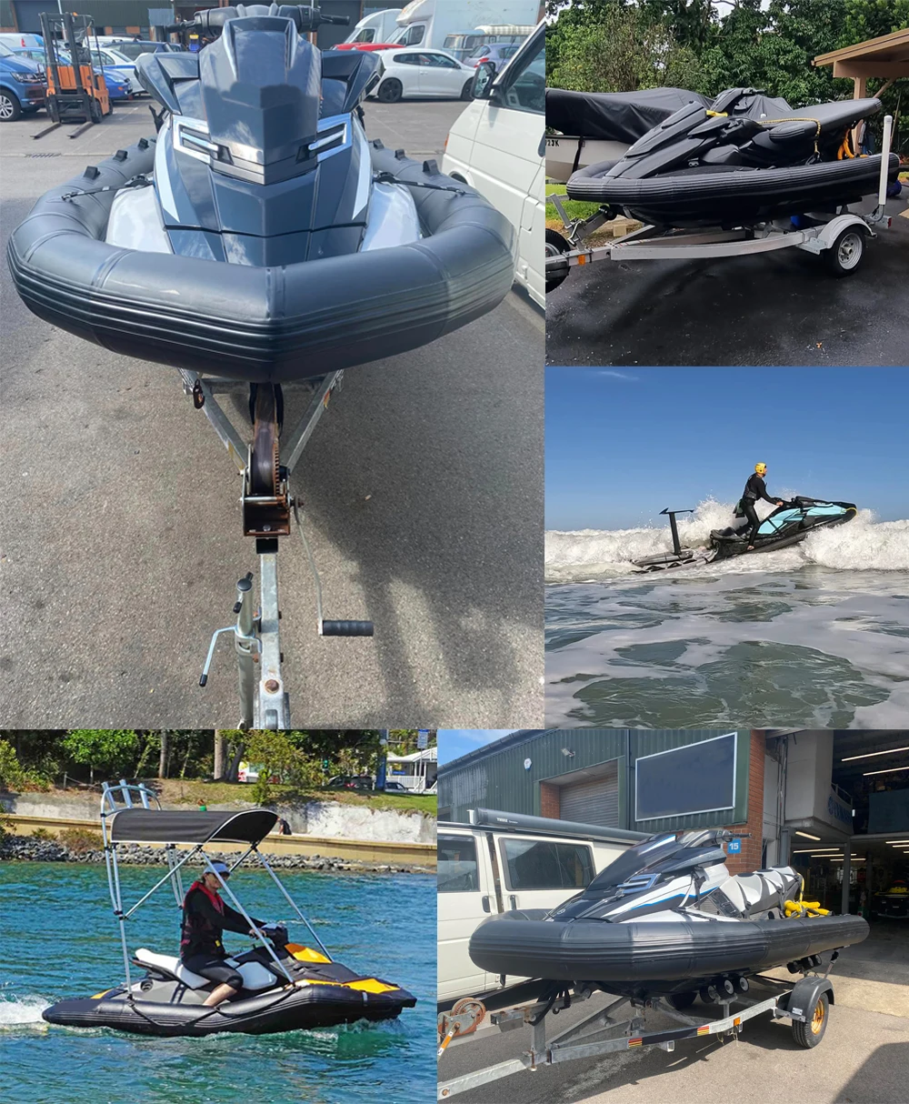 U-Shaped Inflatable Boat Fenders PVC Inflatable Rib Kit Protective Jet ...