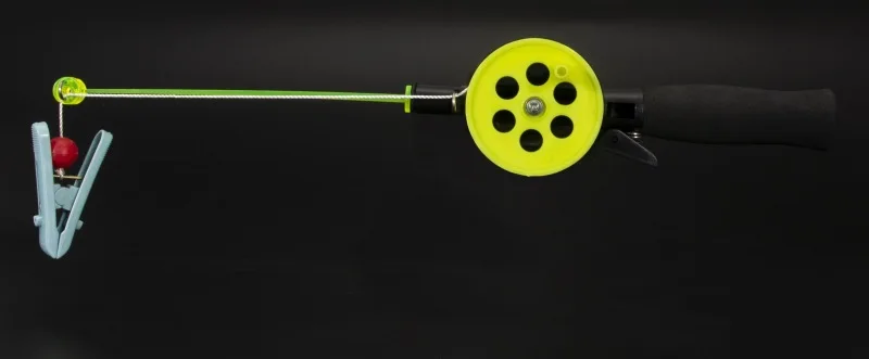 ABS Plastic 335mm Crab Shrimp Fishing Rod - Pre-Rigged Line Reel Combo