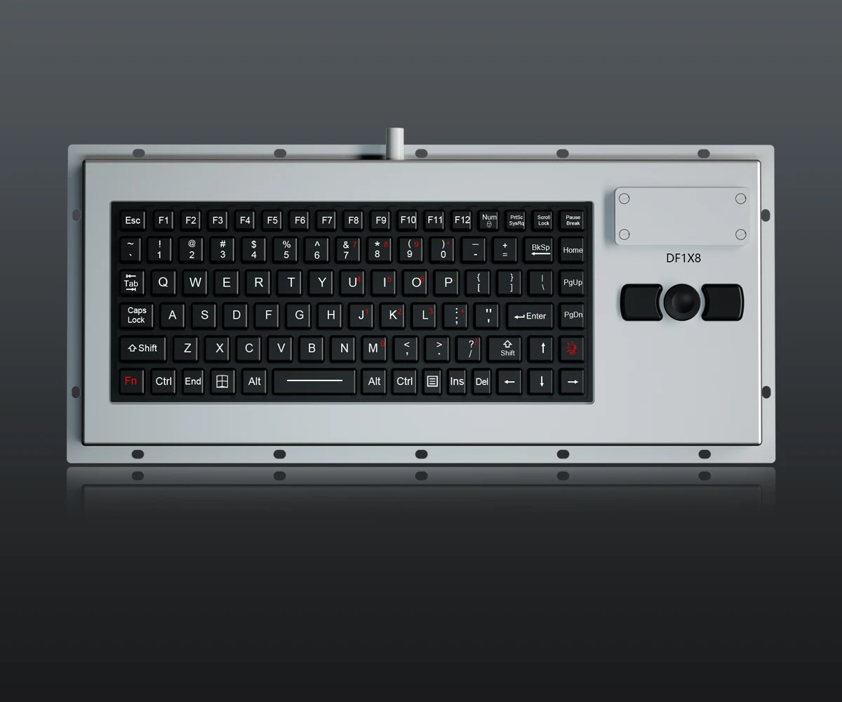 Ip67 Waterproof Rugged Keyboard Embedded Silicone Rubber Keyboard With ...