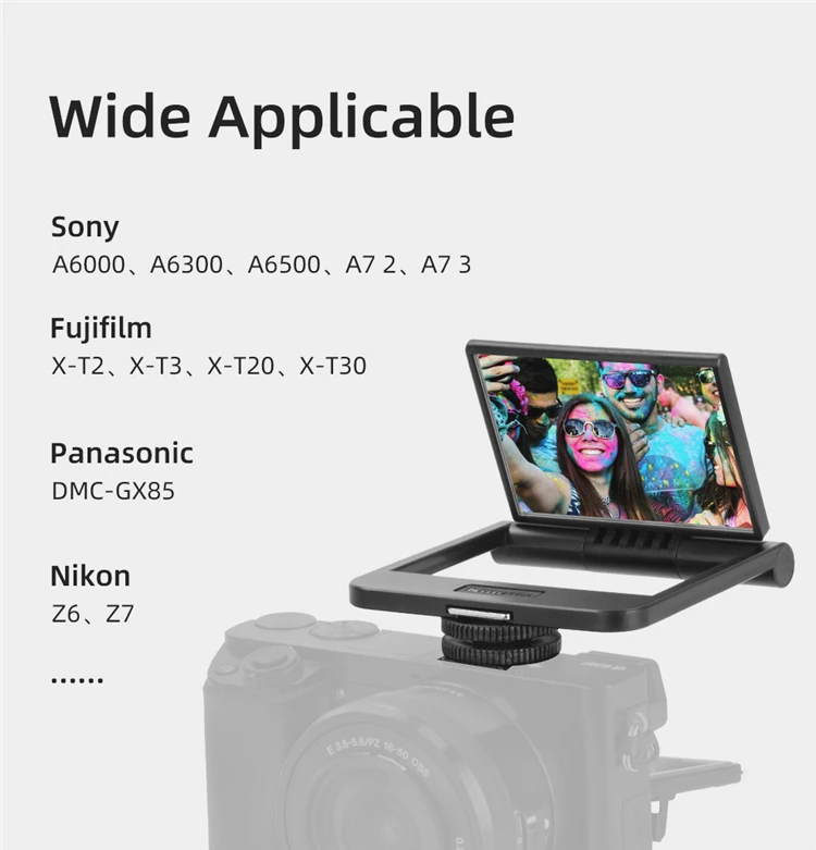 Kingma Vlog Selfie Flip Screen Selfie Mirror For Mirrorless Camera For ...