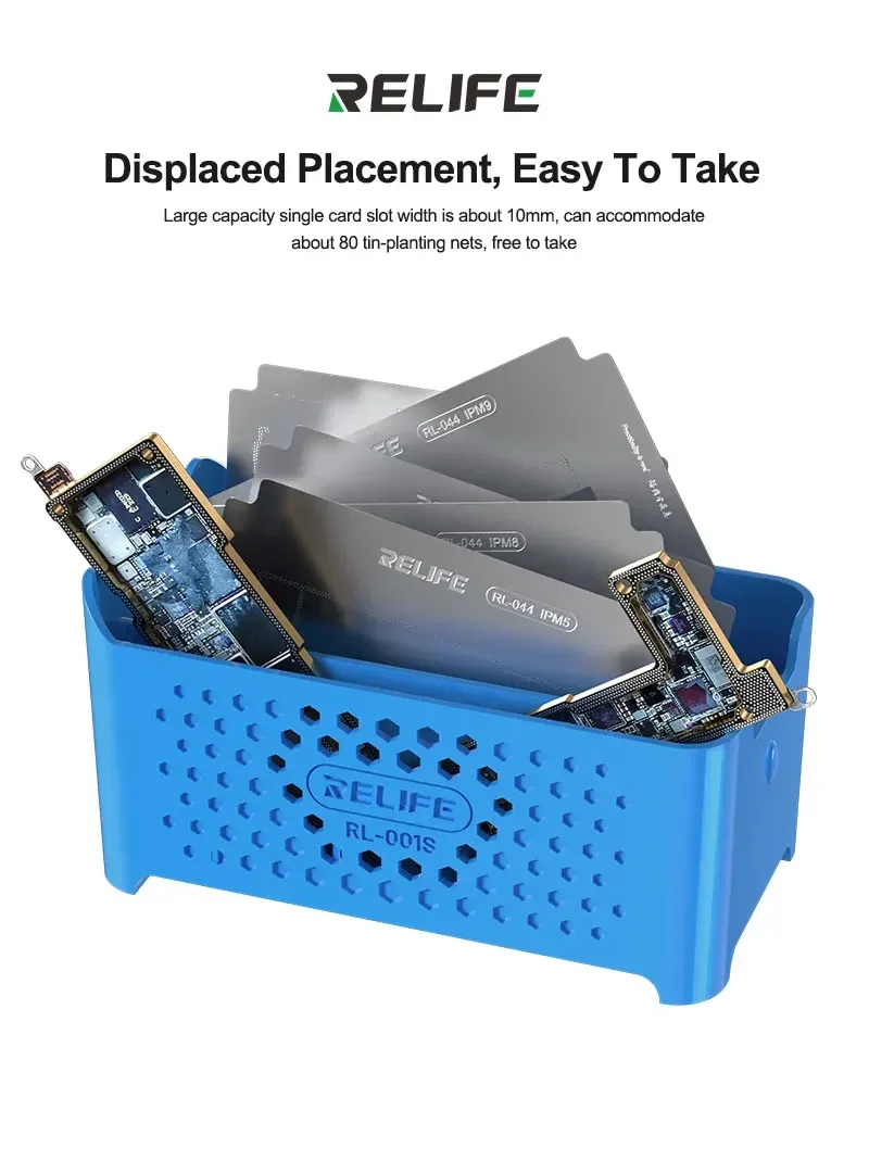 RELIFE RL-001S Tin-planting Net Storage Box Card Slot Design Strong ...