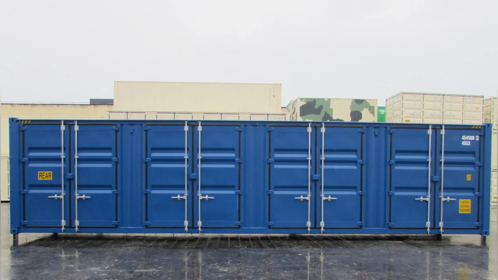 Multi Doors 40 Foot 40ft Shipping Container High Cube Side Door - Buy ...