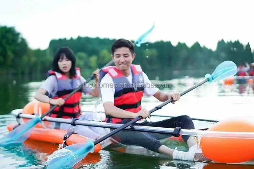 clear Ship with clear View Crystal Kayak 6 Peoples Seats Sit on Top ...