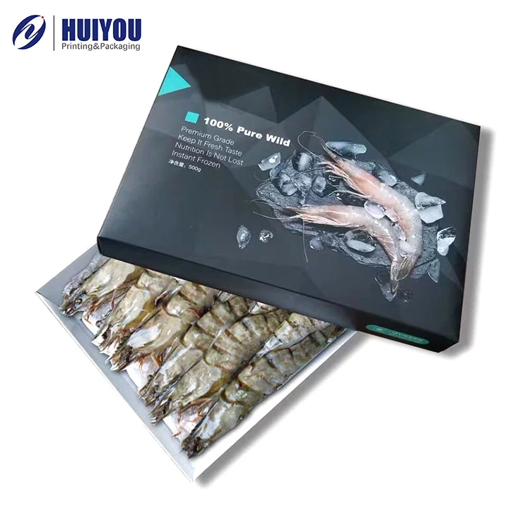 Customizable Seafood Box Shrimp Frozen Seafood Packing Boxes Self ...