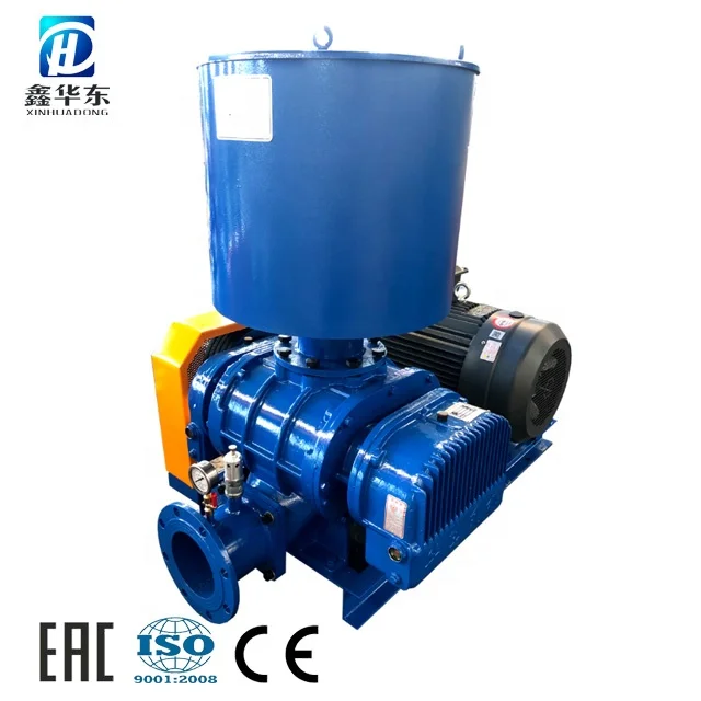 Air Blower Roots Blower 3-Lobe 10 Hp for Industrial Wastewater Treatment