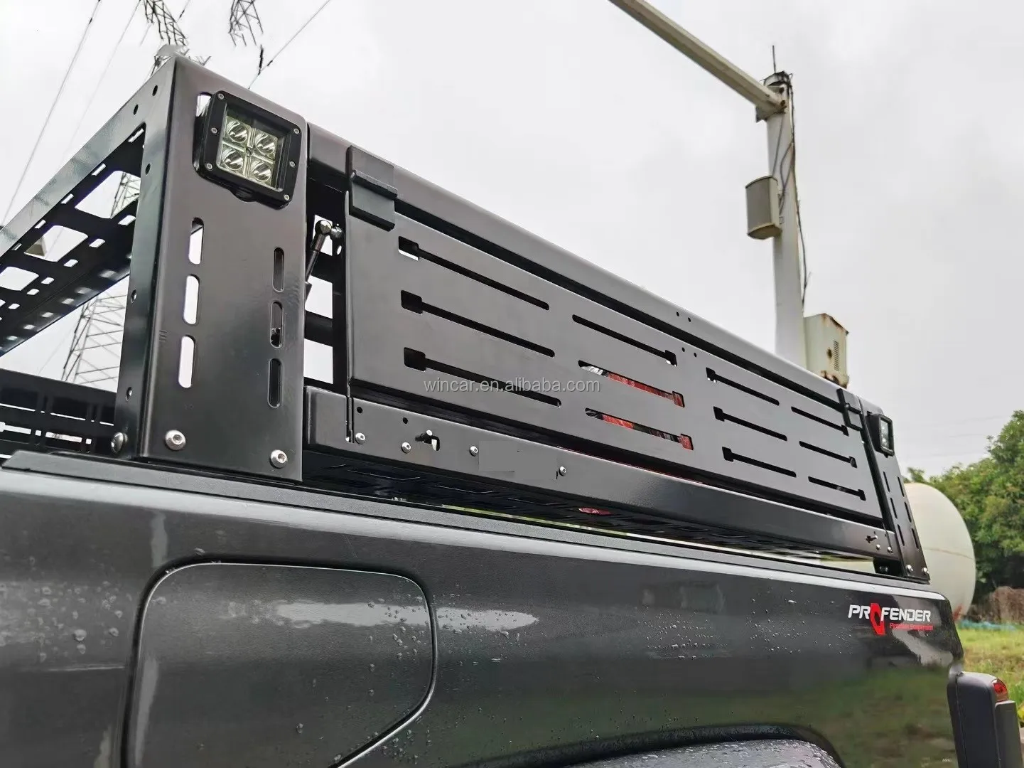 Universal Truck Bed Rack with Storage Box - Steel Material