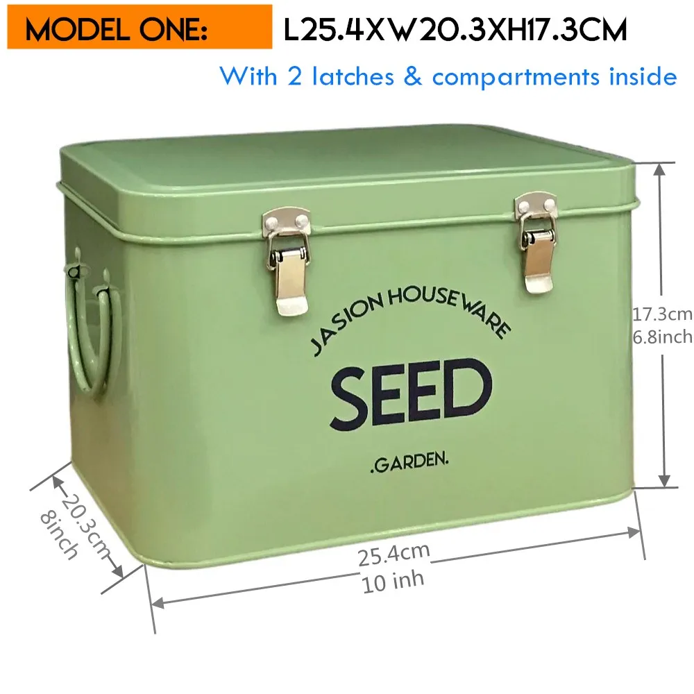 JIASION Seed Storage Tins - Durable & Food Safe Solutions