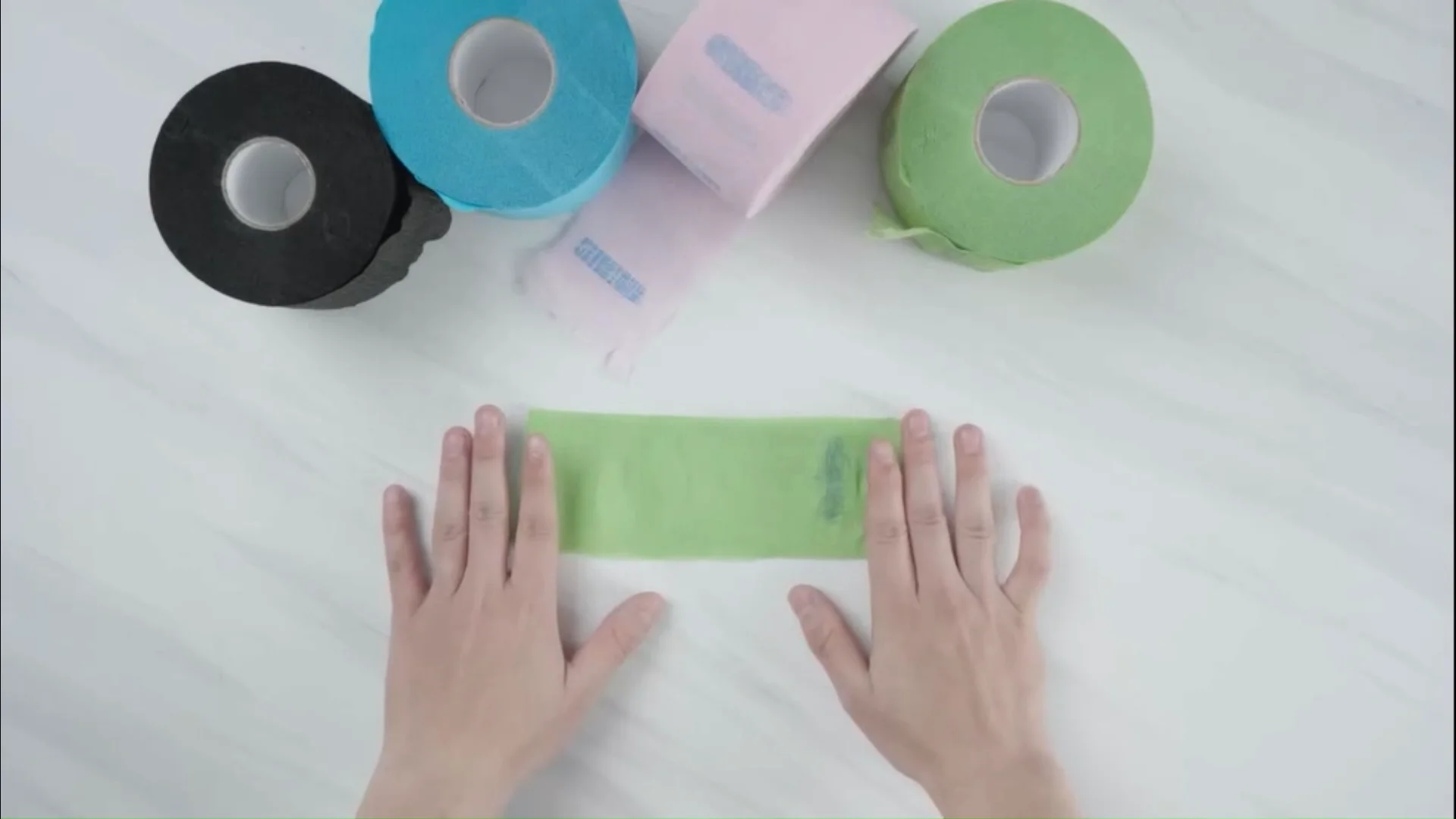 Wholesale Salon Disposable Elastic Neck Roll Paper Neck Ruffles Paper ...