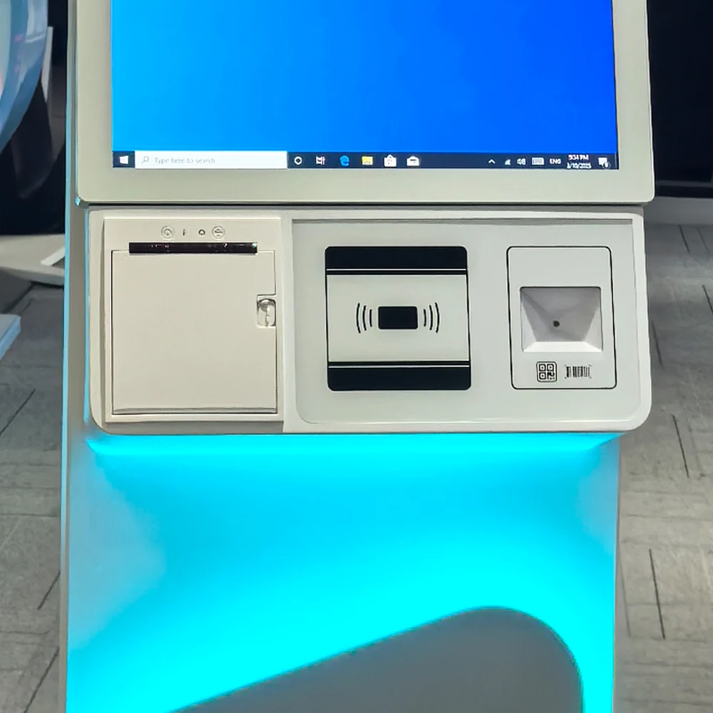 27 Inch Android Touch Screen Kiosk with QR Code & Printer