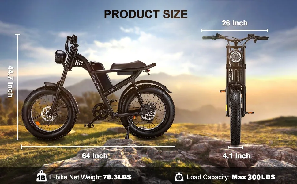 Ridingtimes Z8 Electric Bike Hydraulic Brake Electric Bicycle In Eu