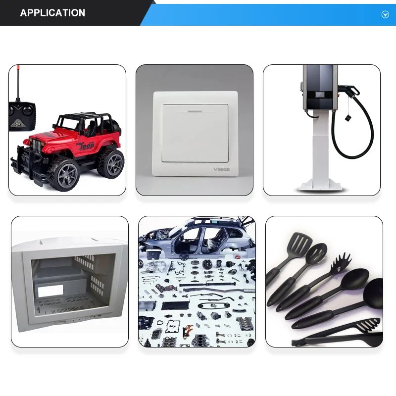 Black Modified Nylon PA6 Kingfa RG151 M30 RPG20 HF3074G15 G15 UVBK151 ...