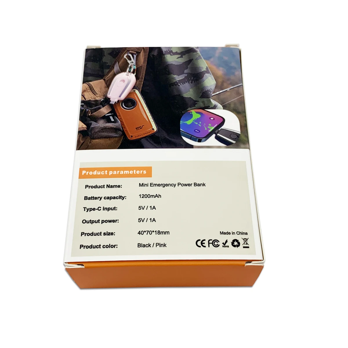 New Design Light Mini Usb Power Banks 1200mah Small Emergency Charging ...