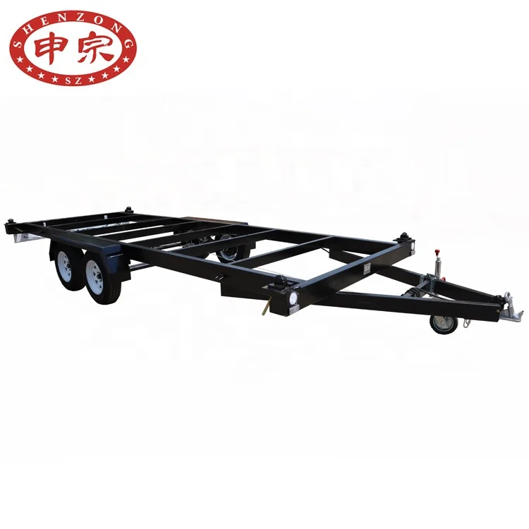 Customized 12ft Container Transporter Trailer Mobile House Trailer ...