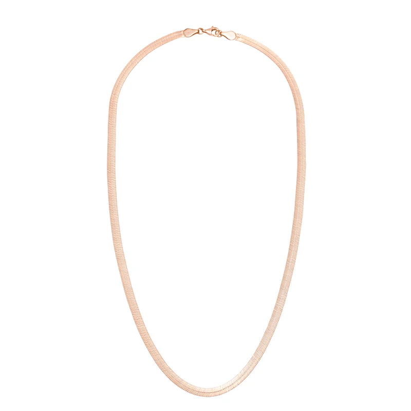 Milskye Dainty Sterling Silver 925 Minimalist Trendy Mini Flat Snake ...