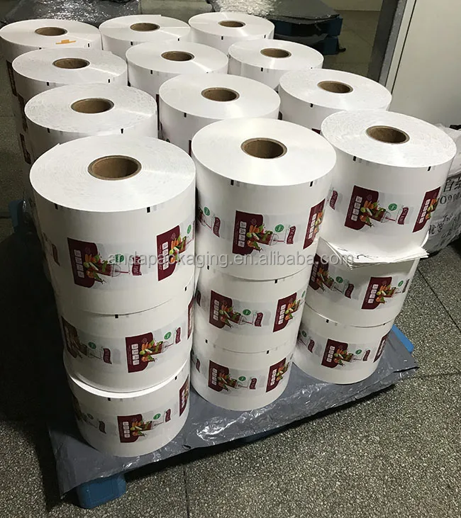 Milk Uht Packaging Black and White EVOH Pe Film Custom Printing ...