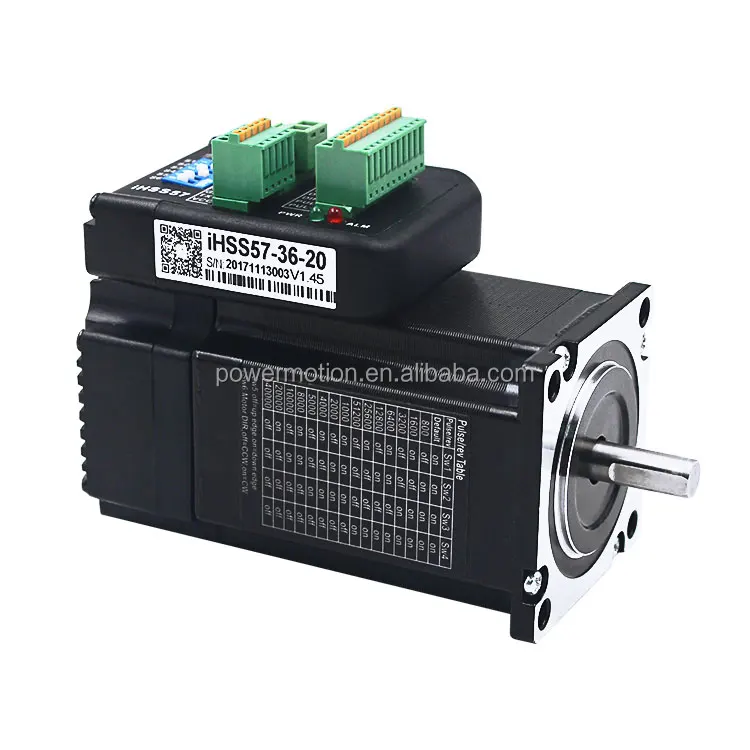 IHSS57-36-20 2n.m Integrated Stepper Motor for CNC Plasma Cutting