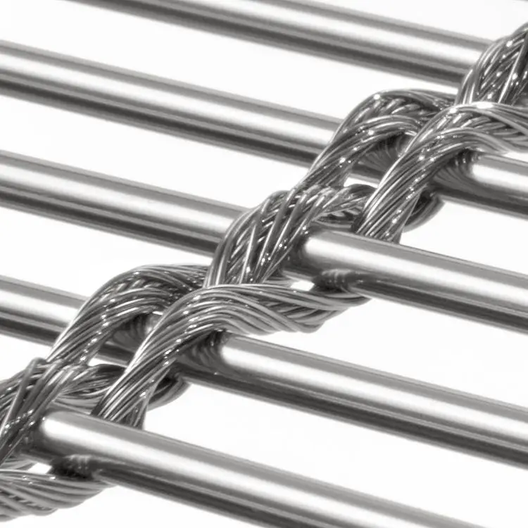 Room Divider Aisi304 Square Weave Wire Mesh,Crimped Type Architectural ...