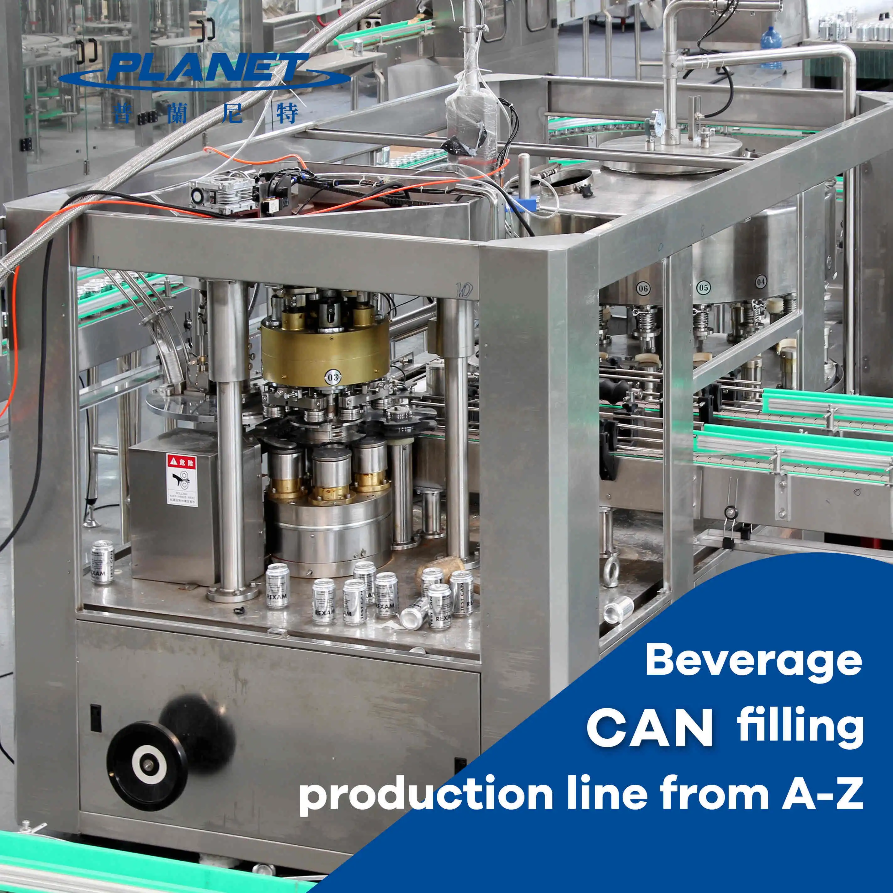 Full Set Automatic Aluminum Cans Production Line for Beverages