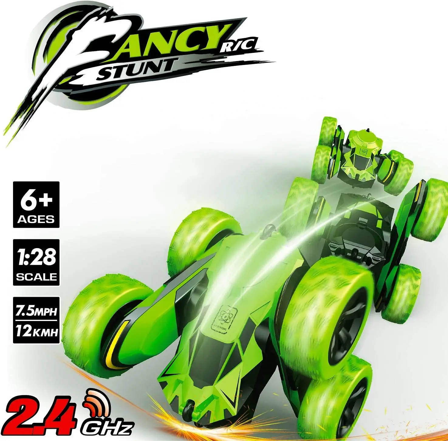 360 Degree 128 Double Side Stunt Car - Remote Control Fun