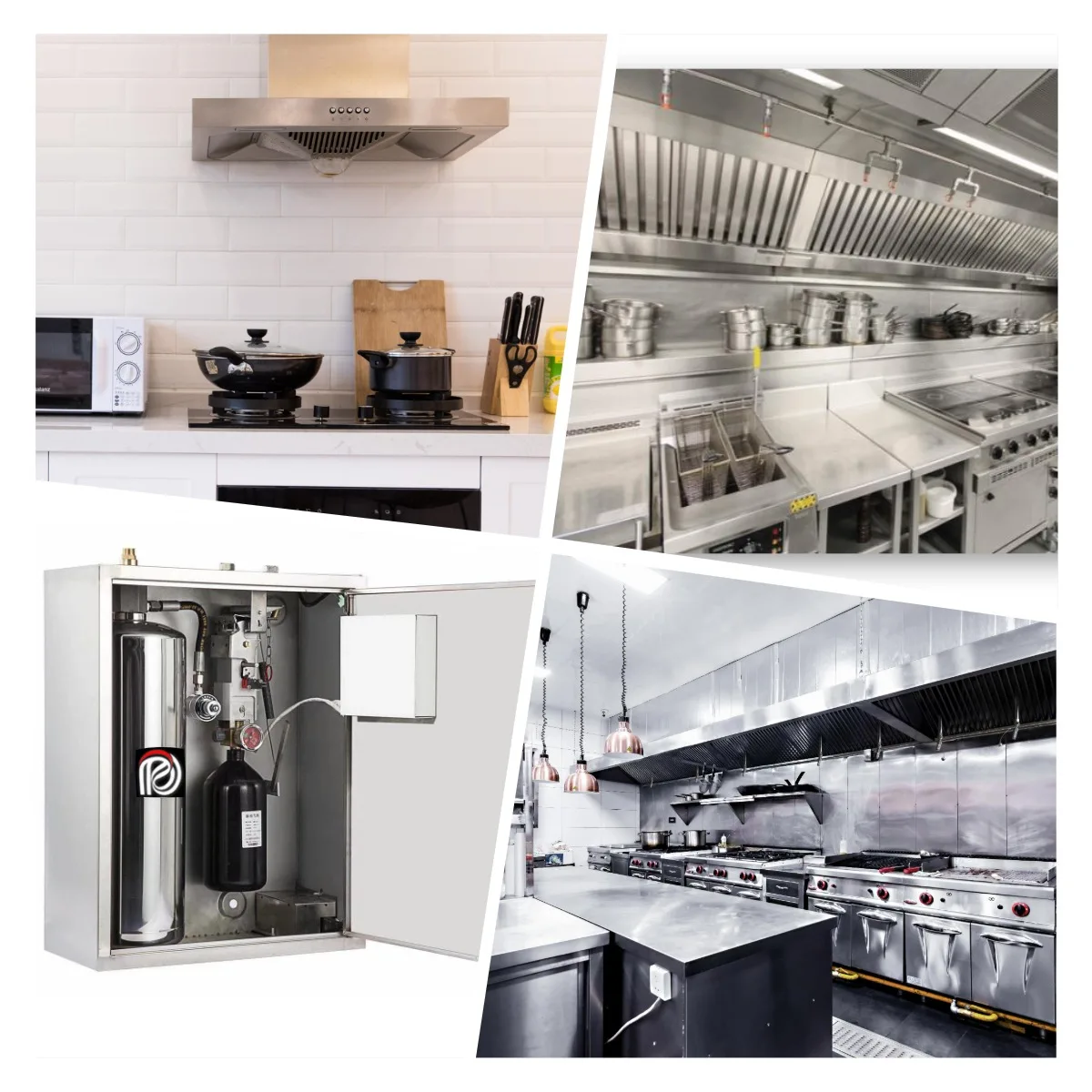 Kitchen Hood Fire Suppression System - Reliable Safety