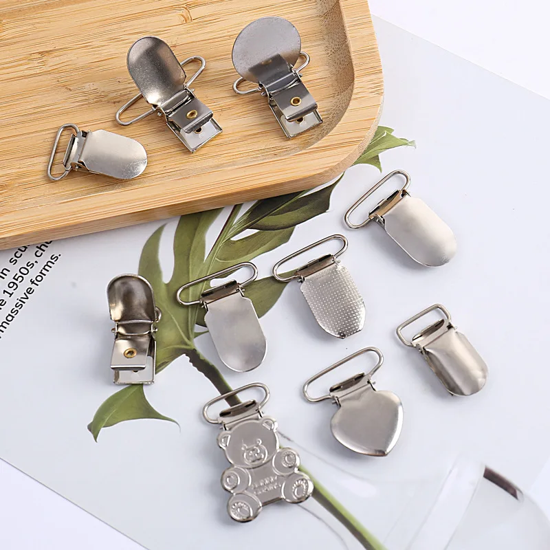 High Quality Iron or Stainless Steel Metal Suspender Clip Pacifier ...