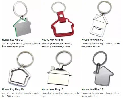 Real Estate Key Chain Engraved Sublimation Metal Keyholder Key Chain ...