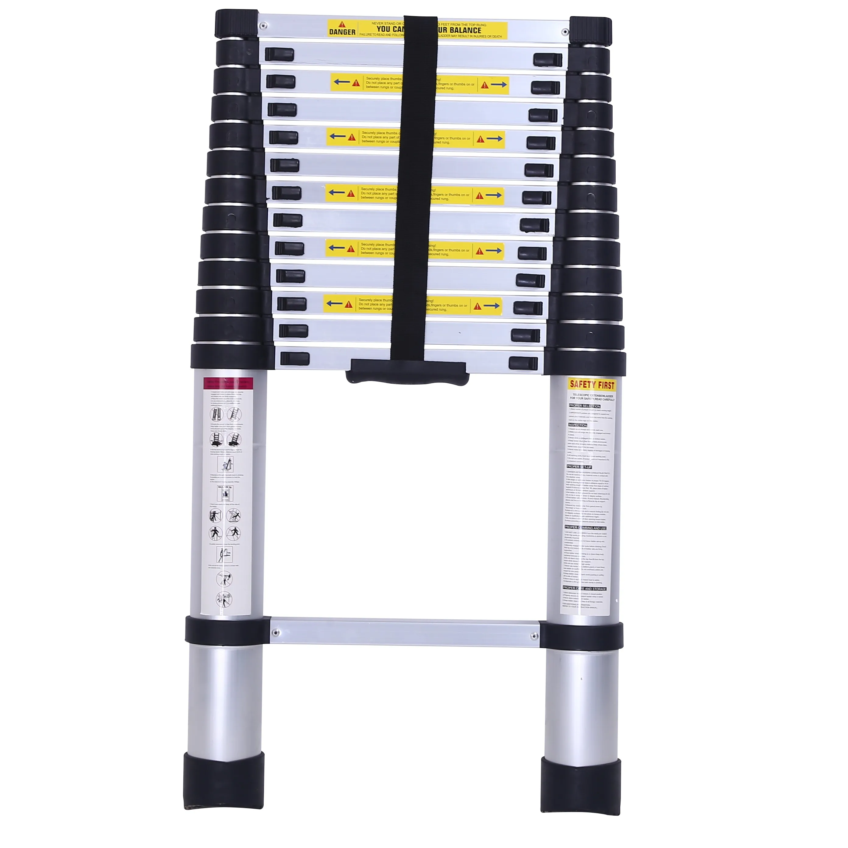 Manual Telescopic Ladder Telescopic Aluminium Ladder Foldable Plegable ...