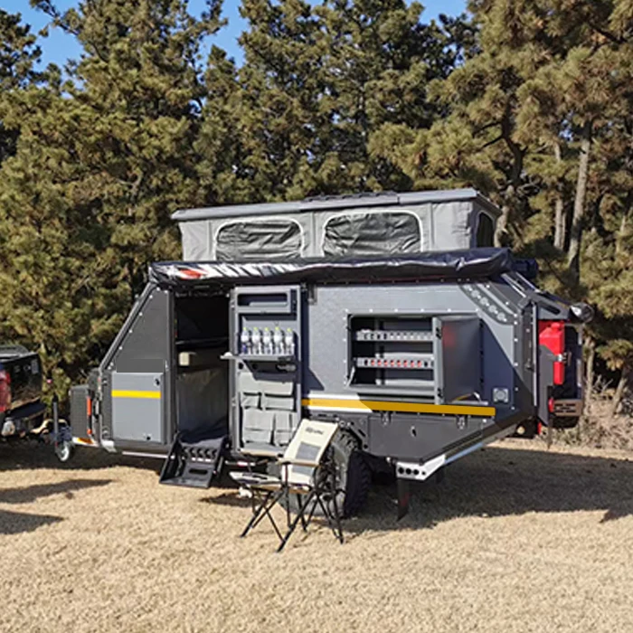 Off Road Hibrid Family Camping Camper Teardrop Trailer Off-road Caravan ...