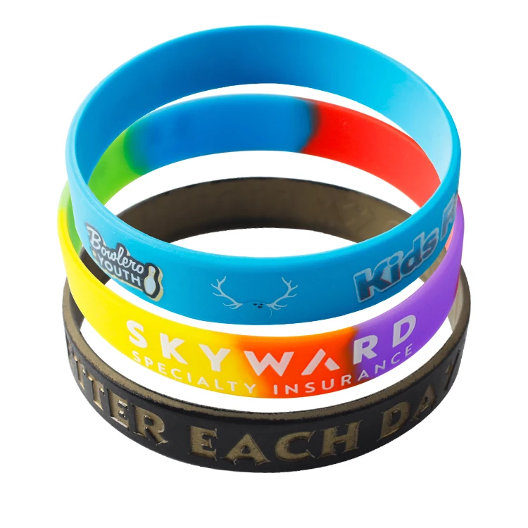 Wholesale Custom Rubber Bracelets for Promotional Gifts