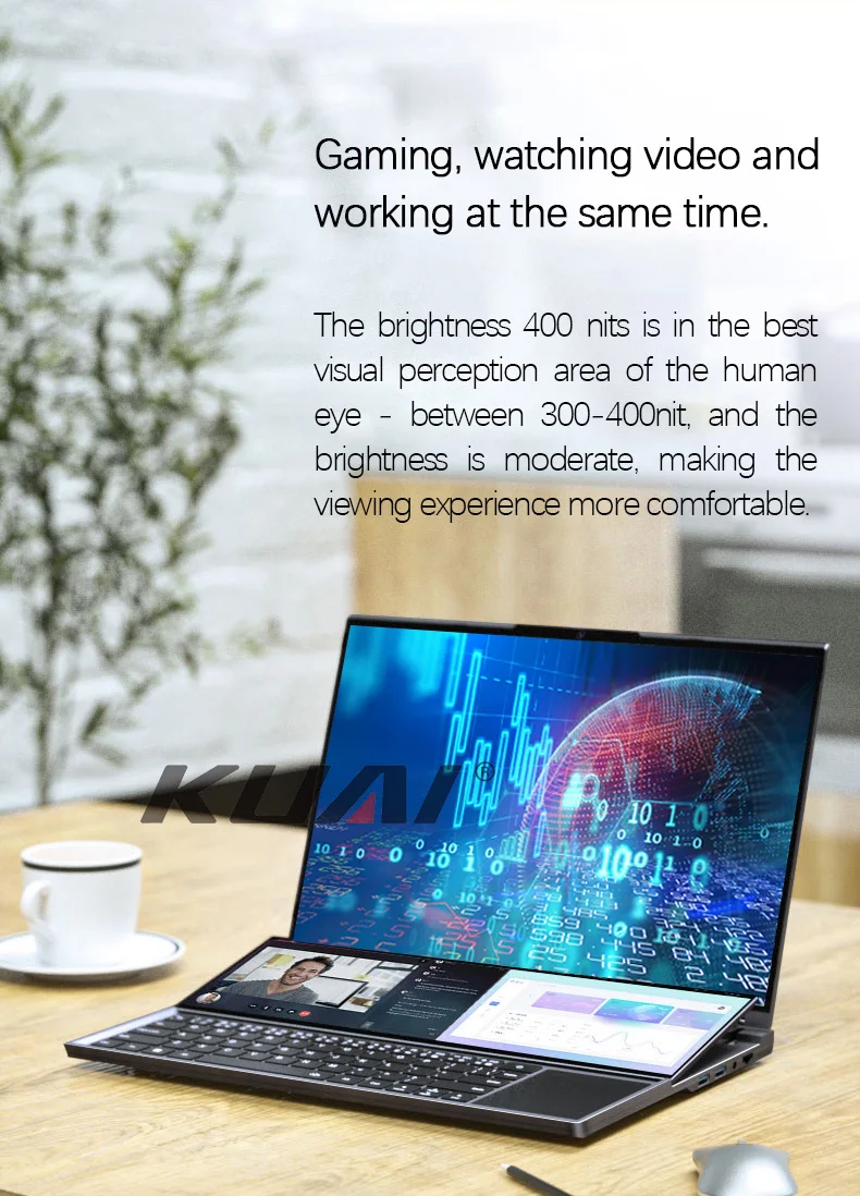 OEM Double Screen 16+14 Inch Laptop Computer Touch Screen Core I7 ...
