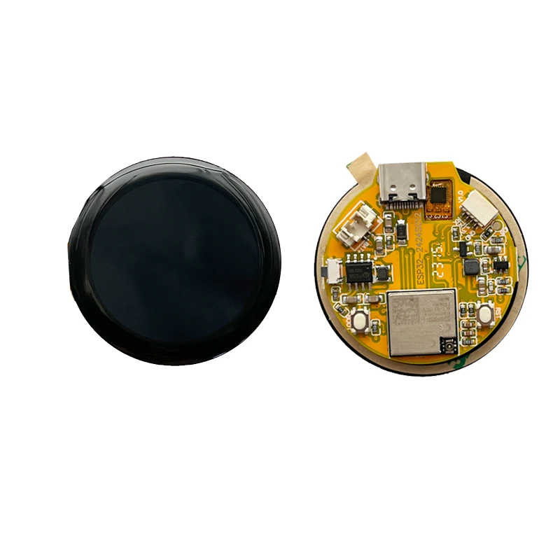Esp32-c3 Lvgl1.28 Inch Round Display Gc9a01 Ips Lcd Touch Screen Wifi ...
