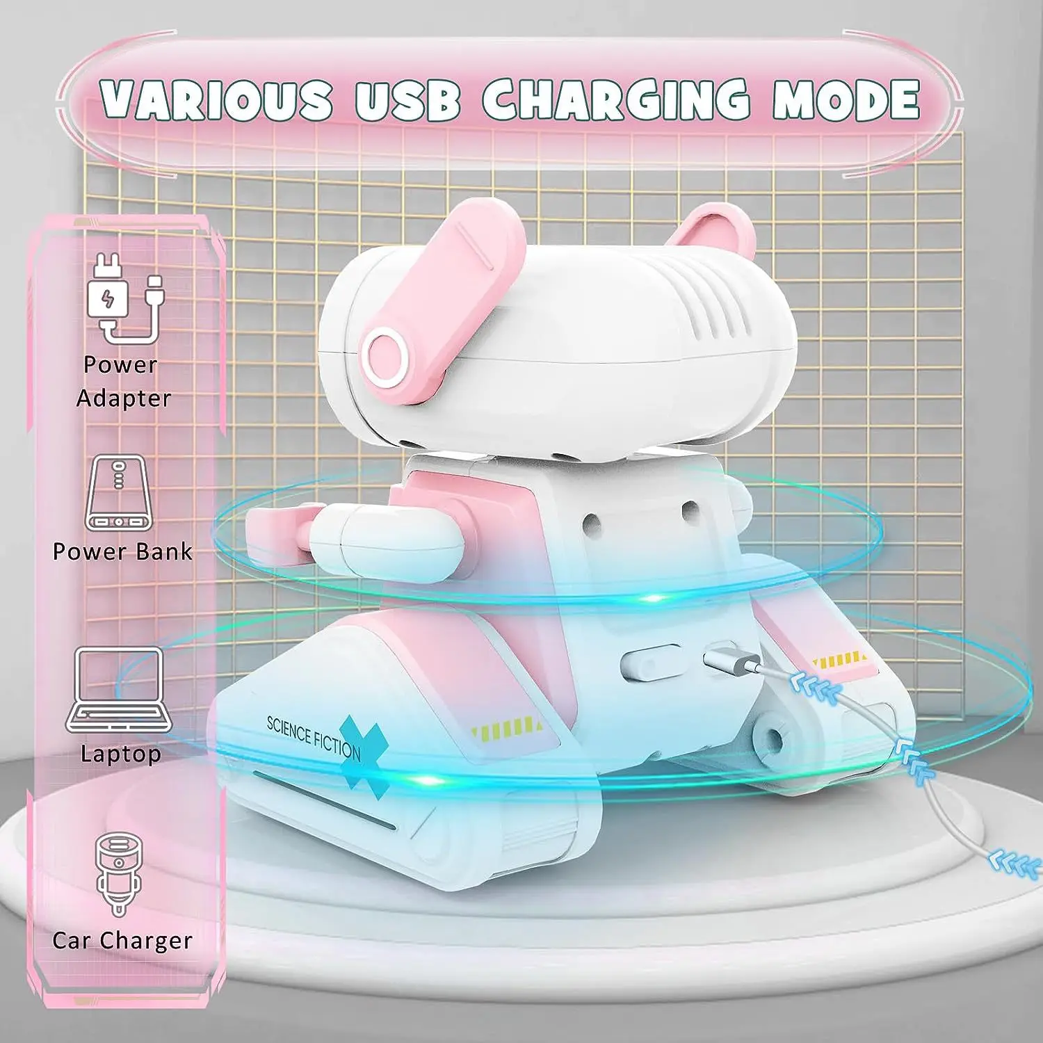 Rc Robot Interactive Programmable Rc Robot Toy Kids Educational Remote ...