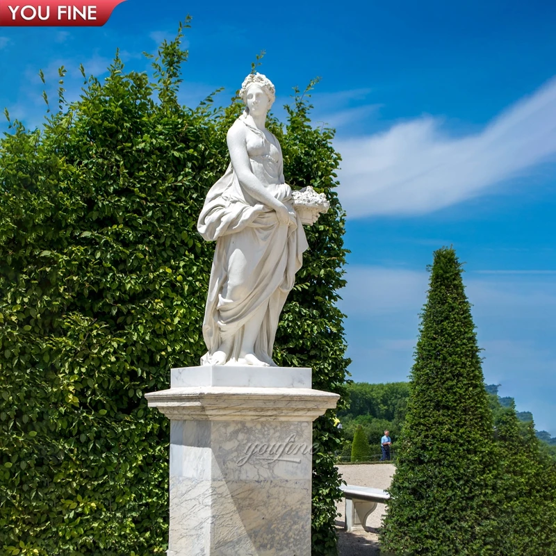 Outdoor Life Size Garden Art Hand Carved Natural Stone Marble Hera ...