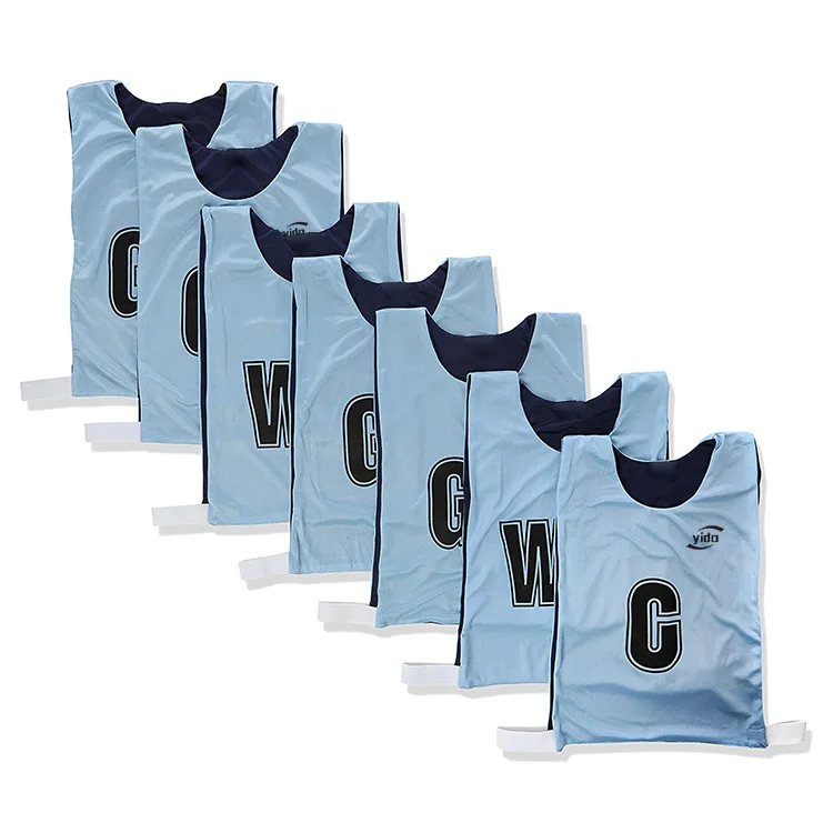 Custom Sublimated Netball Bibs - Reversible Training Gear