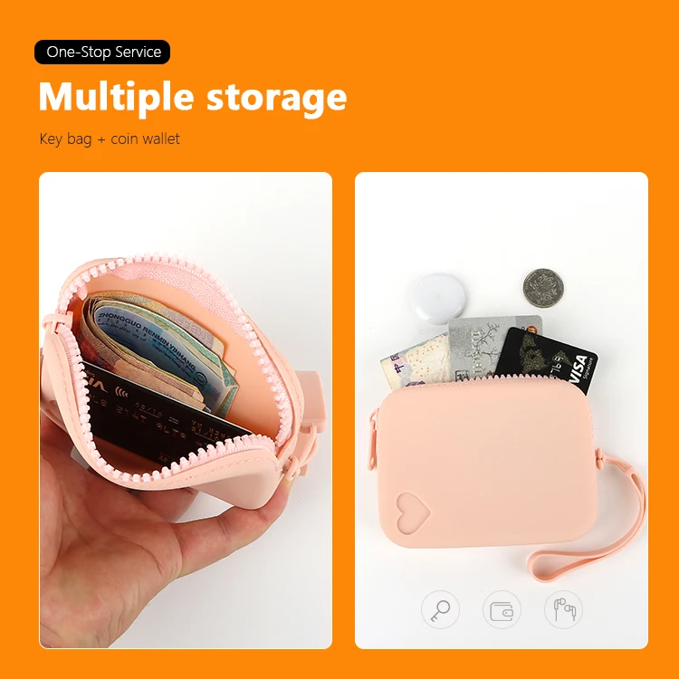 Women Mini Change Purses Luxury Coins Pocket Wallets Card Holder Zipper ...