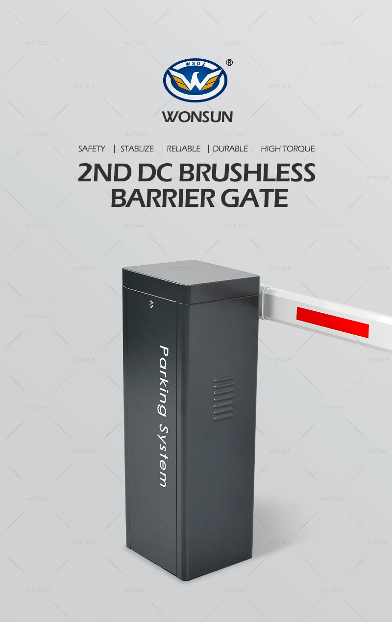 Road Traffic Barrier Speed Adjustable Parking Lot Gate Barrier 24v Dc ...