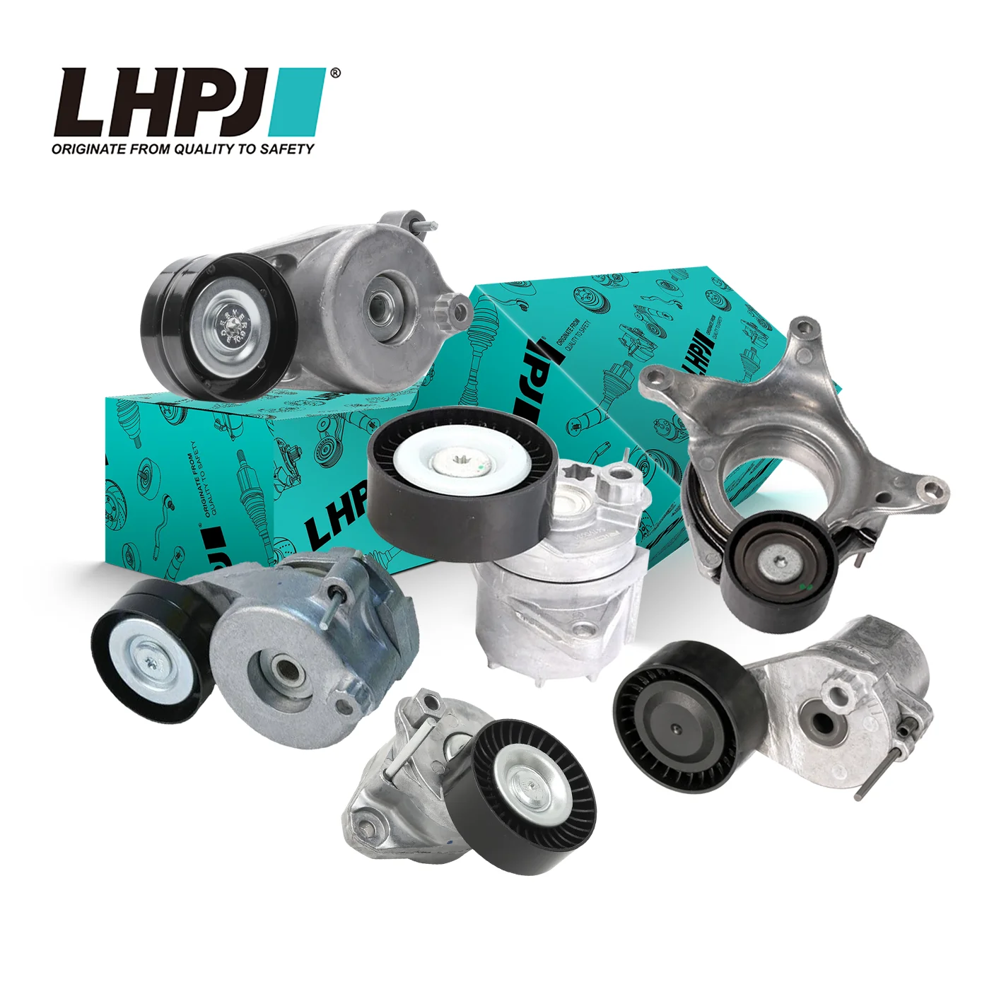 LHPJ Belt Tensioner 2702000370 2602003900 2702002100 for Mercedes Benz ...