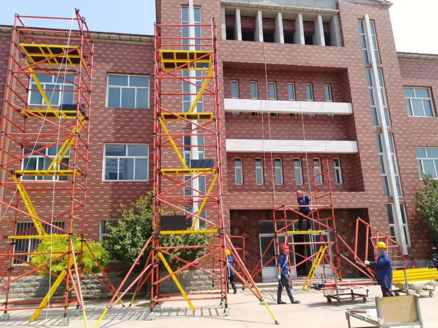 Non-Conductive GRP/FRP Mobile Scaffolding Tower for Outdoor ...