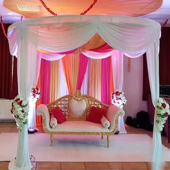 Wedding Supplies - S Shaped Ceiling Draping Kit Drapery