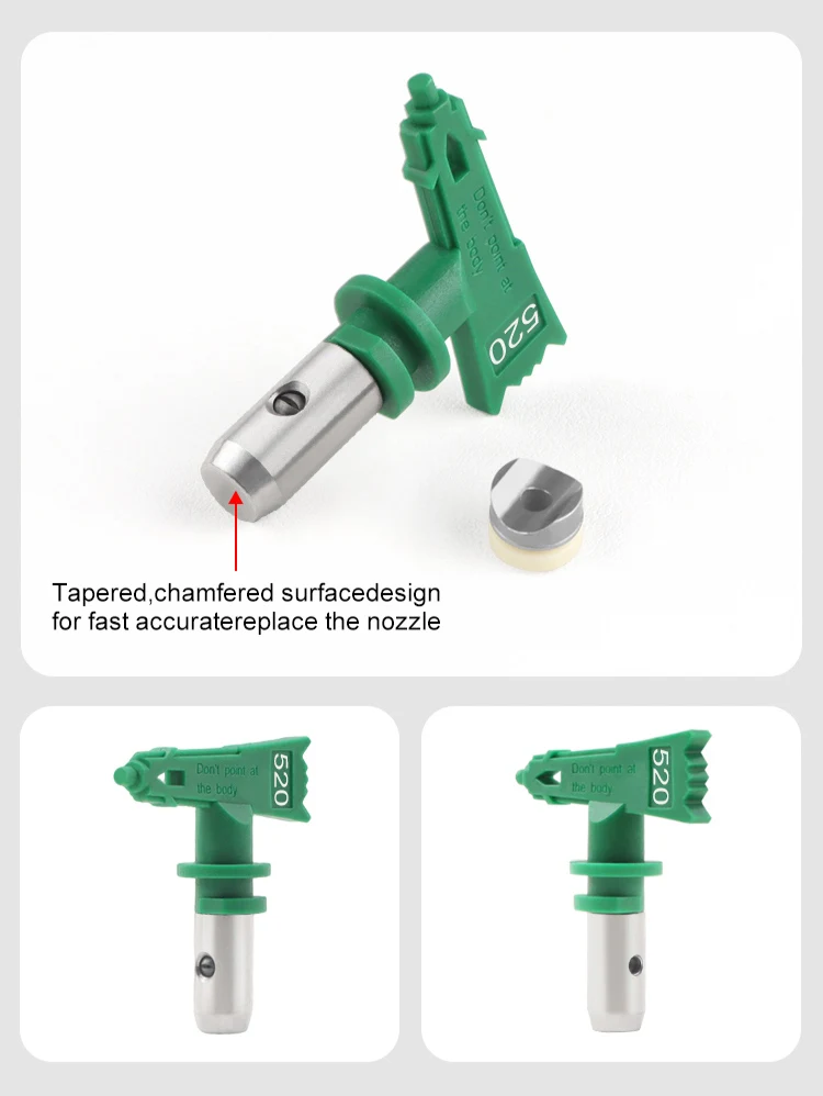 Most Popular Green Low Pressure Airless Tips Nozzle Guard For Sprayers ...