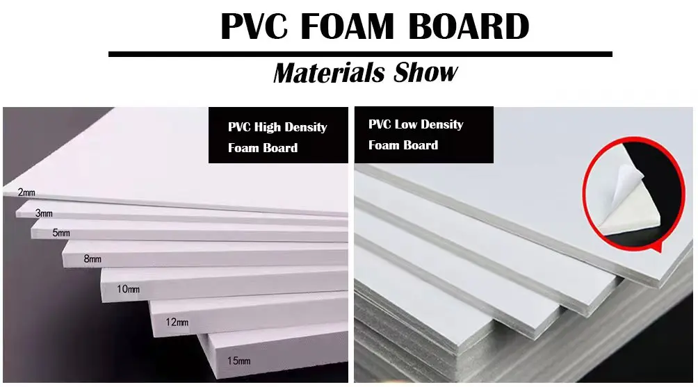 Waterproof 1-40Mm Pvc Foam Board Printing Customized Color Pvc Foam ...